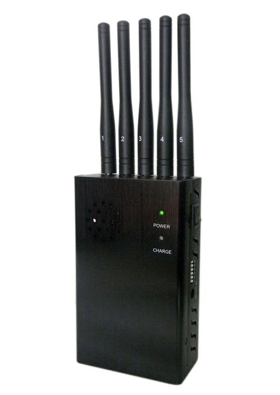 Jammer,Cellphone jammer, portable cellphone jammer,3W 5 Antennas Portable Cellphone /GPS/WIFI Jammer With DIP Switch