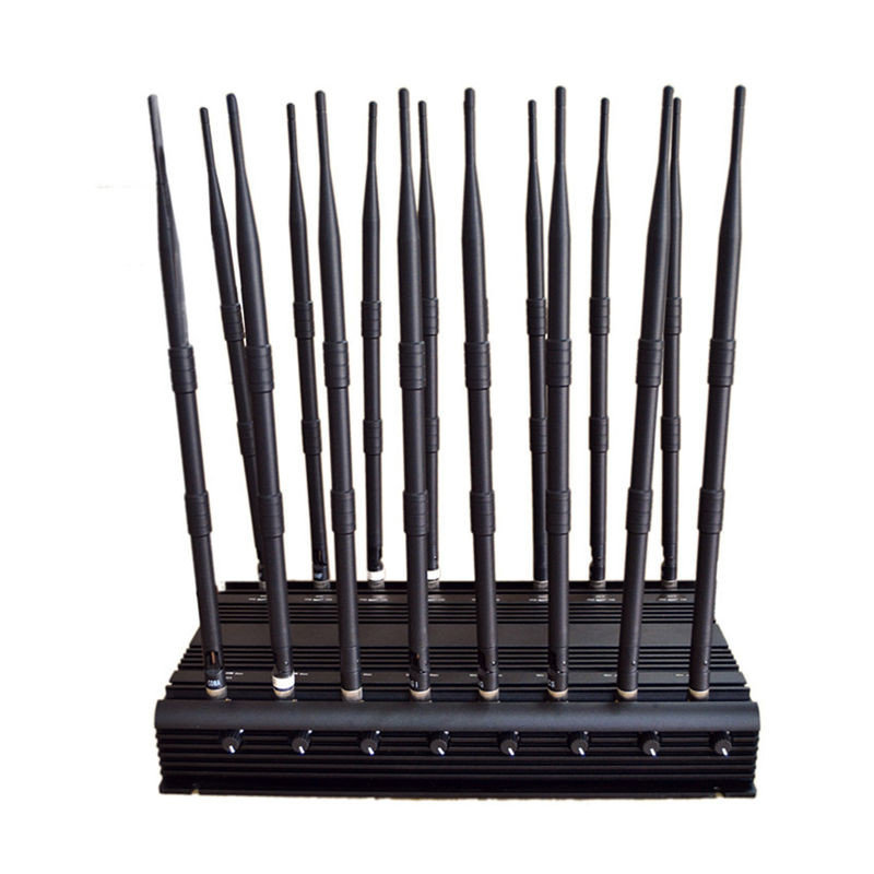 Jammer,Cellphone jammer,16Antennas GSM 3G 4G WIFI Lojack GPS L1-L5 VHF UHF RF(315/433/868)Jammer