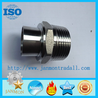 Stainless steel threading connecting end,Stainless steel threading connectors,Stainless steel connecting,SS304 coupling