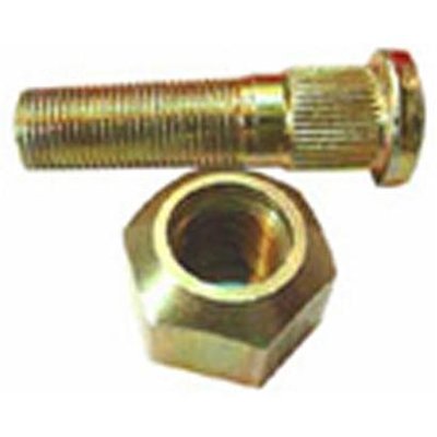 Customized High Strength Yellow Zinc Plated Wheel Bolts and Nut For Tractor,Auto high tensile bolt,Zinc Kurled neck bolt