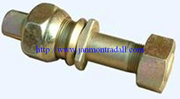 Zinc galvanized hub bolt with nut,Zinc plated wheel bolt with nut,Auto bolt&nut,Auto Hub bolt&nut,Auto Wheel bolt&nut