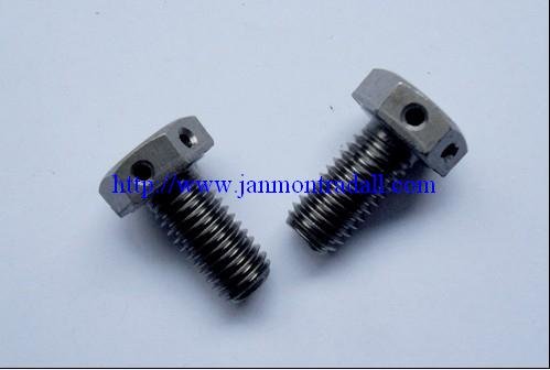 Customized Special Hex Socket Head Bolt With Hole(as drawing),Steel hex socket bolt with hole,Zinc hex socket bolt 8.8
