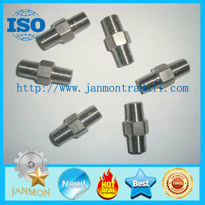 Stainless steel hydraulic pipe fittings,Stainless steel threading connecting end,Stainless steel threading connector