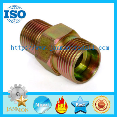 Stainless steel hydraulic fittings,Stainless steel hydraulic pipe fittings,Stainless steel 304 threading connecting end