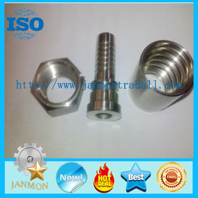 Stainless steel hydraulic pipe fittings,Stainless steel threading connecting end,Stainless steel threading connector