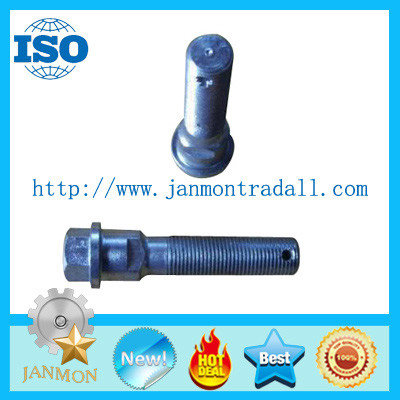 Customized High Strength Hex Bolts For Tractor,High tensile hex bolt with hole,Hex flange bolt with hole,Zinc platedBOLT