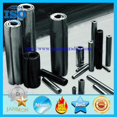 ANSI/ASME B18.8.2 Slotted Spring Pin,Black spring roll pin,High tensile spring roll pin,Black dowel pin,spring steel pin