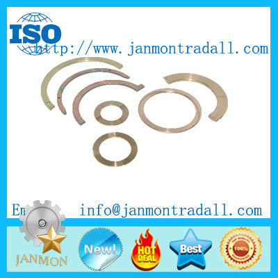 Bimetal thrust washer,Bimetallic thrust washer,Engine thrust washers,Crankshaft thrust washers,Half washer,Thrust washer
