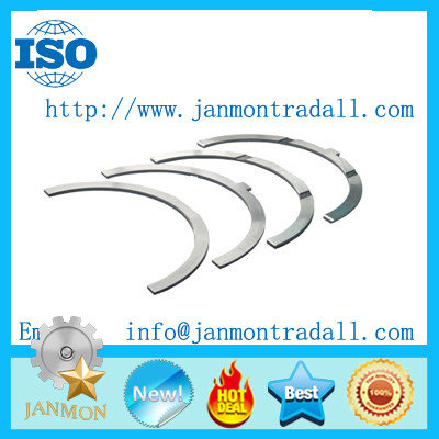 Bimetal thrust washer,Bimetallic thrust washer,Engine thrust washers,Crankshaft thrust washers,Half washer,Thrust washer