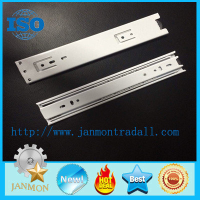 Door Slides,Furniture Drawer Slides,Cabinet Drawer Slides,2 fold guides,3 fold guides,White drawer slides,Zinc slides