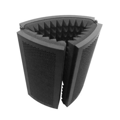 Acoustic isolation Shield，Foldable Windscreen Studio， Recording Sound Absorber ，