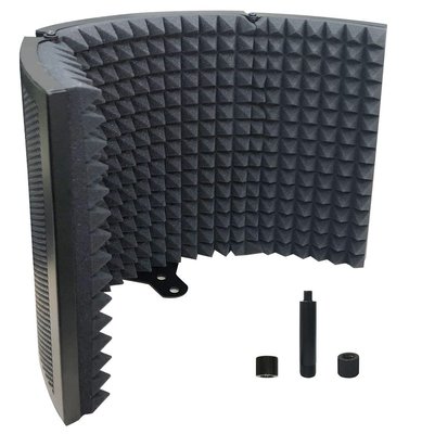 Acoustic isolation Shield，Foldable Windscreen Studio， Recording Sound Absorber ，