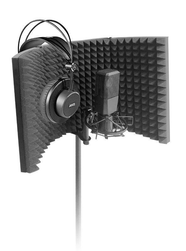 Acoustic isolation Shield，Foldable Windscreen Studio， Recording Sound Absorber ，