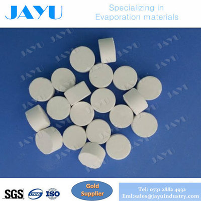 Zinc Sulfide high purity 99.99% ZnS for the vacuum evaporation materials ZnS Tablets Dia 10*6mm supplier