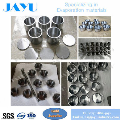 tungsten /W Crucibles with 99.95% purity size for Diameter10-100mm;  High10-120mm used for vacuum evaporation supplier