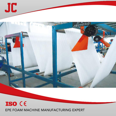 pe foam sheet machine JC-EPE135 thickness 0.5-8mm, width 1-1.5m output 130kg/hr