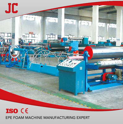 India customer EPE foam machine foam mattress machine pe foam sheet machine