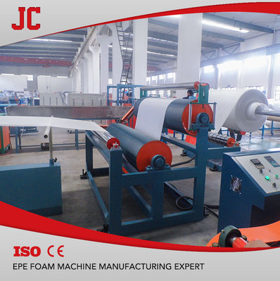 pe foam sheet machine JC-EPE135 thickness 0.5-8mm, width 1-1.5m output 130kg/hr