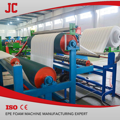 pe foam sheet machine JC-EPE135 thickness 0.5-8mm, width 1-1.5m output 130kg/hr
