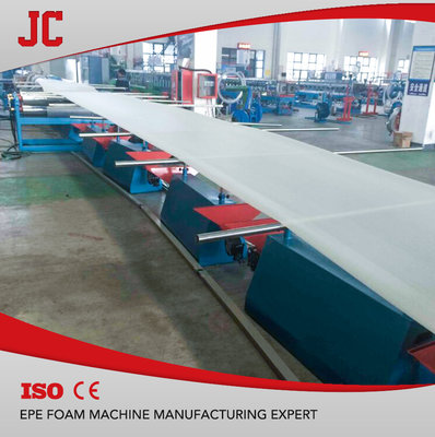 pe foam sheet machine JC-EPE135 thickness 0.5-8mm, width 1-1.5m output 130kg/hr