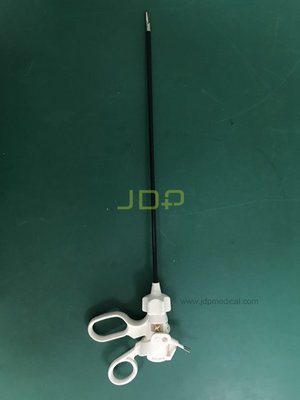 OLYMPUS T3905 LAPAROSCOPIC SCISSORS 5X34MM, BLADE CURVE, GUN, HF CONNECTION FOR SONOSURG