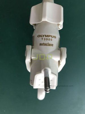 OLYMPUS T3905 LAPAROSCOPIC SCISSORS 5X34MM, BLADE CURVE, GUN, HF CONNECTION FOR SONOSURG