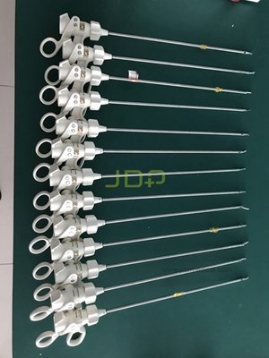 OLYMPUS T3905 LAPAROSCOPIC SCISSORS 5X34MM, BLADE CURVE, GUN, HF CONNECTION FOR SONOSURG