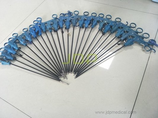 KANGJI Laparoscopic Curved Scissor Forceps Graspers Laparoscopy Instruments set-4Pc 5mm