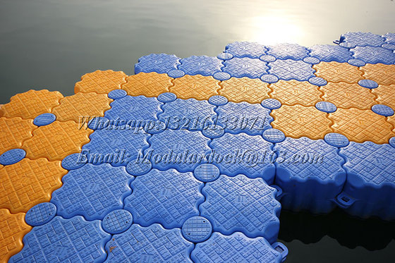 Floating platform pontoon cubes