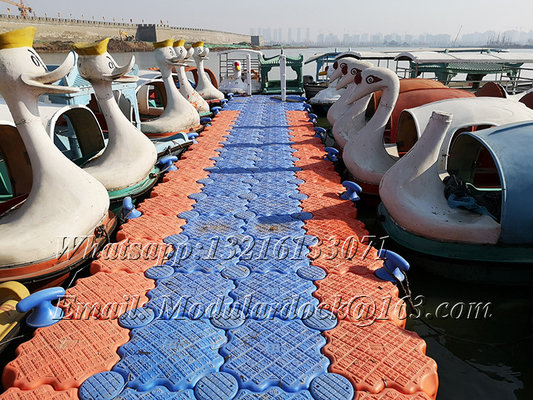 plastic bridge floating pontoon