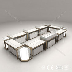 China Modern jewelry shop glass display cabinet showcase/glass display cabinet supplier
