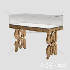China three tiers plexiglass led jewelry showcases supplier