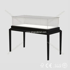 China Newest !!! design luxury modern round glass jewelry display showcase supplier