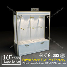 China Retail Garment Shop White Display Rack supplier