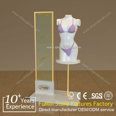 China stainless steel garment display rack supplier