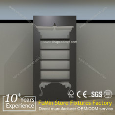 China Brand apparel hanging wood side garment retail shop clothes display rack supplier