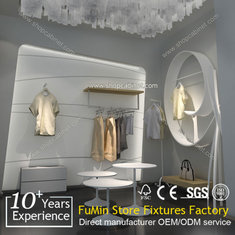 China clothes shop furniture/wall mounted clothes display rack/Outdoor sports clothes supplier