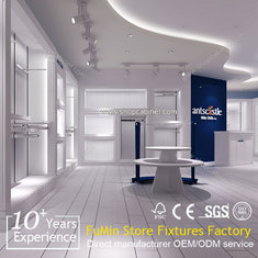 China metal clothes display retail shop pegboard clothes display shelf supplier
