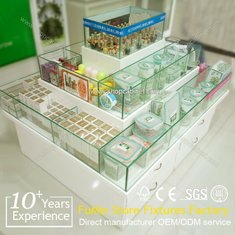 China Beautiful cosmetic / jewelry cabinet for jewellery showcase design supplier