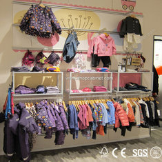 China good design garment wall display racks for shopping mall supplier