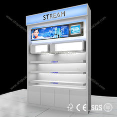 China sell cosmetic display Case,Customized design cosmetic display showcase supplier