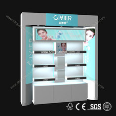 China cosmetic store cosmetic display showcase supplier