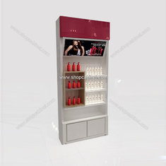 China high end brand cosmetic showcase for shopping mall supplier