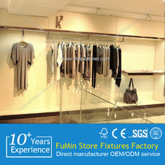 China round rotating clothes rack metal garment shelf supplier