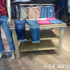 China metal clothes display shelf supplier