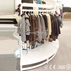 China Top Quality Factory Direct Price Clothes Store Wood Display Shelf supplier