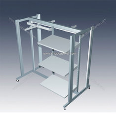 China Design hot-sale clothes store wood display shelf supplier