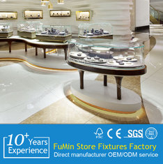 China Top level hot sale jewelry display showcase for necklace supplier