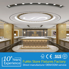 China Titanium Alloy Glass Display Showcase supplier