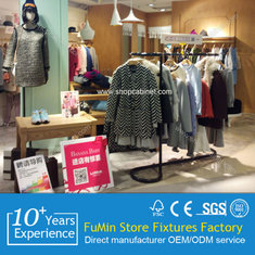 China Shop display system 4 Ways clothes hanging stand supplier